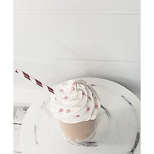 Faux Hot Chocolate Tiered Tray Holiday Decoration/Ornament