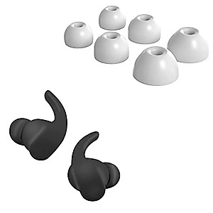 Aquelo 3 Pairs(S/M/L) Earbuds Silicone Ear Tips Replacement for Beats Fit Pro and Beats Studio Buds(Gray&White),beats-fit-pro-eartips