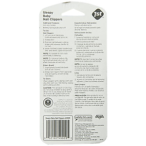 Safety 1st Sleepy Baby Nail Clipper (Colors May Vary)