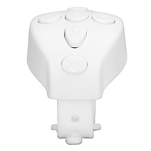 Remote Scrolling, Support Mainstream Apps Rechargeable Remote Page Turner Free Your Hands Adjustable Size for Android Phones (White)