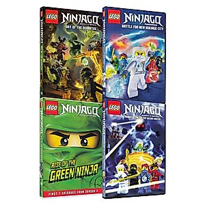 Ultimate LEGO Ninjago DVD Collection: Day of the Departed / Battle for New Ninjago City / Rise of the Green Ninja / Rebooted: Fall of the Golden Master