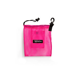 Tandem Sport Pink Mesh Knee Pad Bag - Keep Volleyball Knee Pads Fresh - Air Dry Knee Pad Bag with Air Freshener Compartment - Use for Volleyball Gear or for Any Sport Equipment - Pink