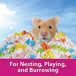 Kaytee Clean & Cozy Confetti Bedding for Pet Guinea Pigs, Rabbits, Hamsters, Gerbils, and Chinchillas, 49.2 Liters