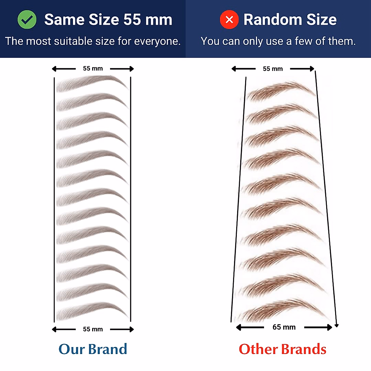 Bliss and Beyond USA | Microblading & Shading Tattoo | A combination of hair stoke and powdered brows | Non-toxic | Vegan friendly (Dramatic Las Vegas, Brown)