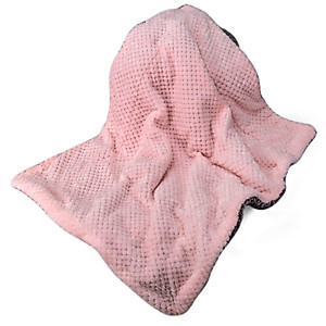 Fuzzy Dog Blanket or Cat Blanket or Pet Blanket, Warm and Soft, Plush Fleece Receiving Blankets for Dog Bed and Cat Bed, Couch, Sofa, Travel and Outdoor, Camping (Blanket (24" x 32"), DG-Baby Pink)