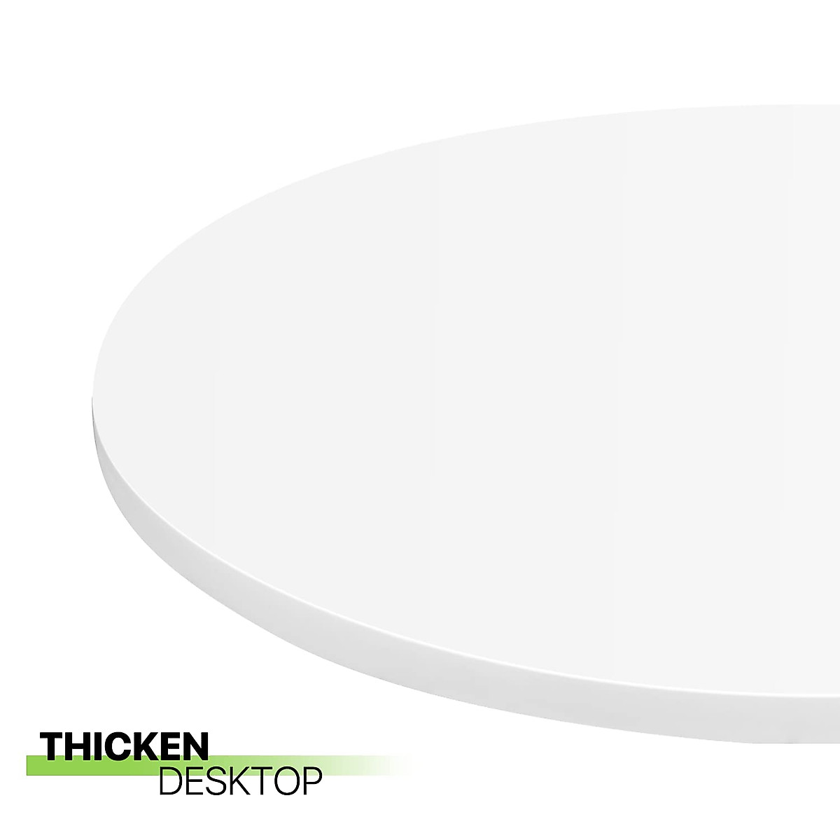 Magshion 31.5" Round Bar Table 27.5"- 36" Height Adjustable Pub Table with Enlarge Base for Living Room Patio Bistro, White