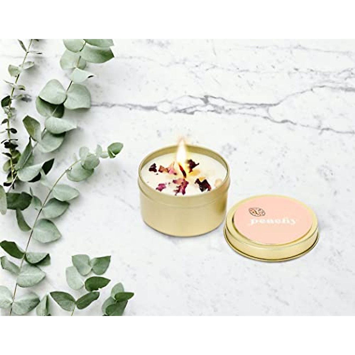 Personalized Gifts | Care Package for Women, Gifts for Girlfriend, Best Mom Ever Gifts, Birthday Gift Basket 6-PCS Includes Scented Candle and Sachet, Sleep Mask, Makeup Headband, Wash Cloth Set of 2