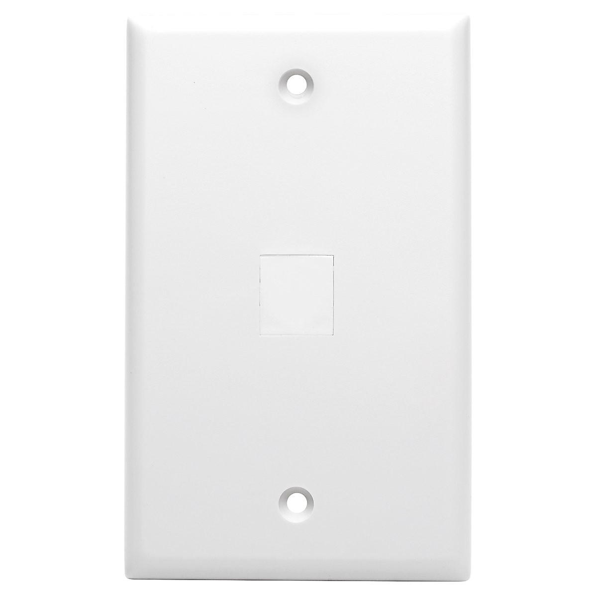 TRIPP LITE Snap in Blank Keystone Jack Insert, 10 Pack, White (N040-010-WH)