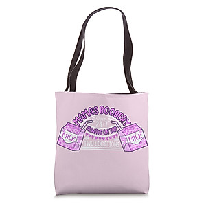 Mama's Boobery Milkshake Breast Milk Bar I Breastfeeding Tote Bag