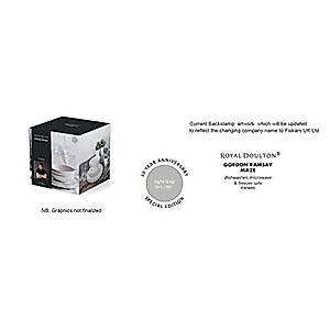 Royal Doulton Maze Oval Platter 32cm Light Grey