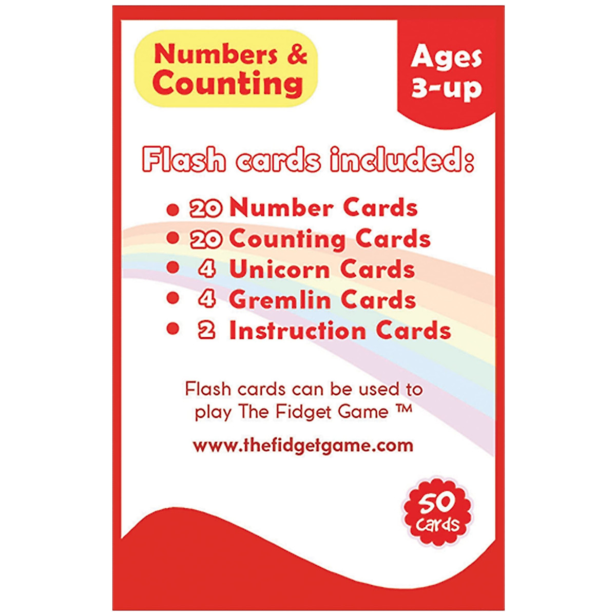 The Fidget Game Numbers and Counting 1-20 - Preschool Learning Activities - Flashcards for Toddlers 2-4 Years Old