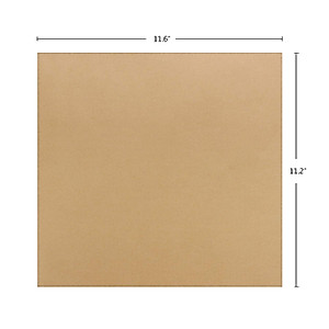 EUSOAR Food Service Butcher Paper, 200 Sheets 11.6" x 11.2" Soap Wrapping Paper, Hamberger Sandwich Wraps, Food Basket Liners, Wrapping Tissue, Square Deli Colored Wax Paper Sheets