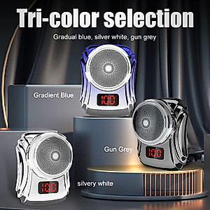 Mini Electric Shaver, Portable Electric Shavers for Men, Rechargeable Electric Razor for Men, Pocket Size Portable Shaver Wet and Dry, Easy One-Button Use, Suitable for Home, Travel, Car, and Gifts