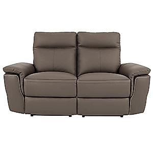 Lexicon Belridge Power Double Reclining Loveseat, Raisin