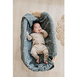 Mebie Baby Muslin Quilt, Wildflower, 100% Muslin Cotton Baby Blankets for Girls and Boys, Muslin Baby Blanket for Newborns, Babies, Toddler, Soft Muslin Swaddle Blankets, 47"x47"