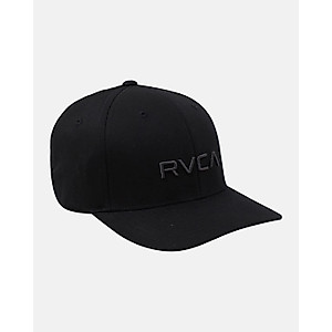 RVCA Men's Flex Fit, Black