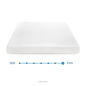 Linenspa 5 Inch Gel Memory Foam Mattress with Linenspa 14 Inch Folding Platform Bed Frame - Twin XL