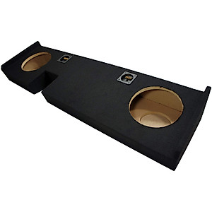 American Sound Connection 2009-2014 Ford F150 Extended Super Cab Truck Dual 10" Custom Fit Sub Subwoofer Box Enclosure