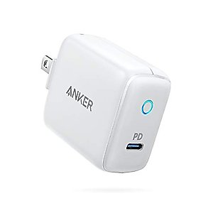 USB C 18W Power Delivery Charger, Anker PowerPort PD 1 USB-C Wall Charger, Ultra Compact with LED Indicator, Foldable Plug for iPhone Xs/Max/XR, iPad Pro 2018, Pixel 3/2/XL, Galaxy S9/S8, and More