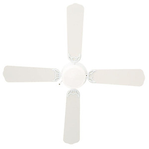 Hampton Bay UB42SWH-SH Littleton 42 in. Indoor White Ceiling Fan with Light Kit