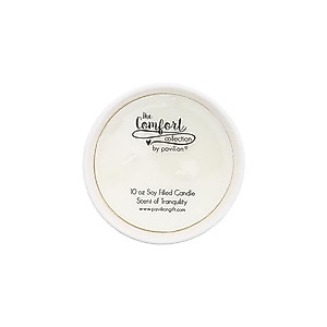 Pavilion - Love Lives Here - 10 oz Soy Wax Ceramic Vessel Candle Housewarming Apartment-Warming Gift Present Neutral Home Decor