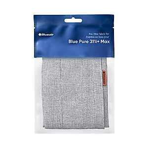 BLUEAIR Genuine Pre-Filter Blue Pure 311i+ Max Air Purifier, Washable Fabric, Fog Grey, Medium