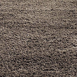 SAFAVIEH California Shag Collection Accent Rug - 2'3" x 5', Mushroom, Non-Shedding & Easy Care, 2-inch Thick Ideal for High Traffic Areas in Entryway, Living Room, Bedroom (SG151-8181)