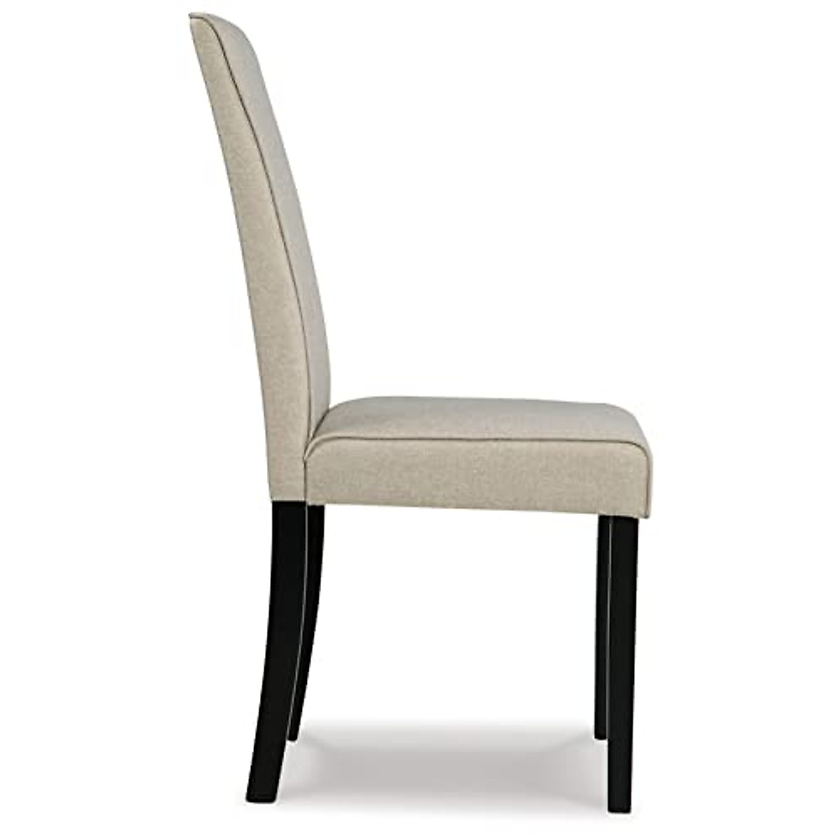 Signature Design by Ashley Kimonte Upholstered 19" Parsons Dining Chair, 2 Count, Beige