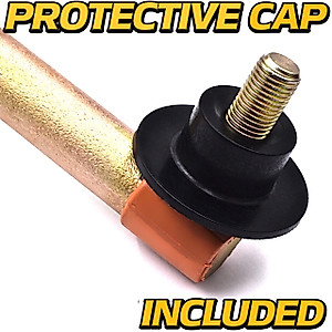 HD Switch - 2 Pack, Adjustable, Strong Crimp Design Steering Drag Link Kit Left & Right fits 597069802 597069902 Craftsman AYP Poulan Pro Husqvarna Lawn Mower Tractor +Includes 2 Sector Gear Dust Caps