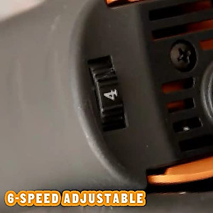 SHINEJACK Car Buffer Polisher, 750w Dual Action Polisher For Car Detailing, 9mm Long-Throw Orbital Polisher with 6-speed Adjustable (2500-6500r)