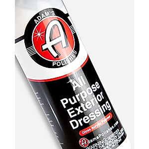 Adam's All Purpose Dressing (16oz) - Ready-To-Use Water-Based Plastic, Rubber, and Vinyl Dressing, Long-Lasting and Restorative Shine, UV Protective, No Greasy or Sticky Feel