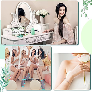 13Pcs Bridesmaid Proposal Gifts Maid of Honor Gifts Matron of Honor Gift Will You Be My Bridesmaid Gift Box Set Wine Tumblers Socks Scrunchie Pen for Wedding Bachelorette Party Supply (Bright)