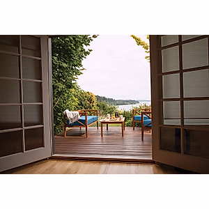 Classic Accessories Ravenna Water-Resistant 42 x 18 x 3 Inch Outdoor Bench/Settee Cushion Slip Cover, Patio Furniture Swing Cushion Cover, Empire Blue, Patio Furniture Cushion Covers