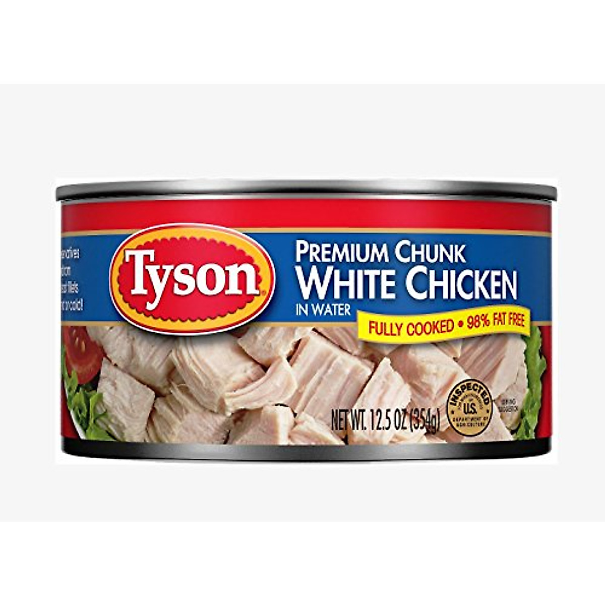 Tyson Premium White Chunk Chicken Breast In Water 12.5OZ (Pack of 24)