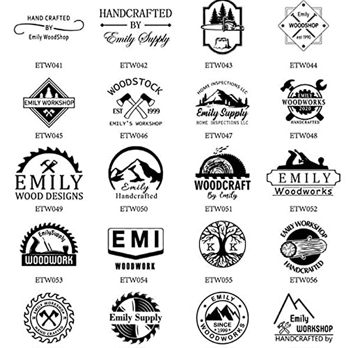 Custom Electric Wood Branding Iron for wood， 350W Custom Cake Logo BBQ Heat Stamp with Brass Head and Wood Handle for Woodworking and Handcrafted Design Compatible With 8mm (Electric iRon Only)