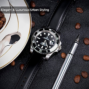 OTTOODY Leather Watch Bands Quick Release, Elegant Top Grain Leather Watch Straps for Men & Women, Choice of Color & Width - 18mm, 19mm, 20mm, 21mm or 22mm Wristbands Bracelet for Watch & Smartwatch