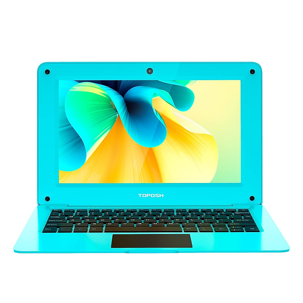 TOPOSH Kids Laptop 10.1 Inch Supports Windows 10 PC Notebook Computer 4GB RAM+64GB SSD Intel Celeron N3350 Dual-Core Graphics 1.1 GHz with US Keyboard WiFi Bluetooth-Green