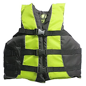 Hardcore Youth Life Jacket Paddle Vest for Big Kids from 50-90 pounds ; Coast Guard Approved Type III PFD Life Vest Flotation Device; Jet ski, Wakeboard, Hardshell Kayak Life Jacket