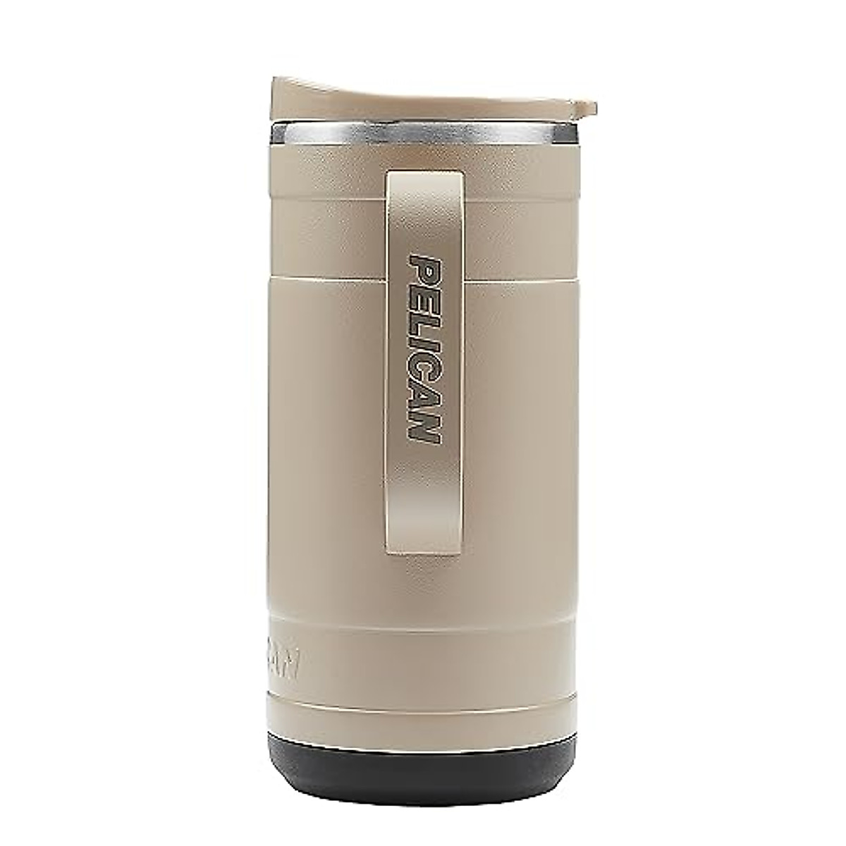 Pelican Hydration Pelican Ridge™ 18 oz Vacuum Insulated Tumbler - Recycled Stainless Steel Double Wall Travel with Dual Lid, Powder Coated Insulated Coffee Mug For Hot Cold Drinks, Desert