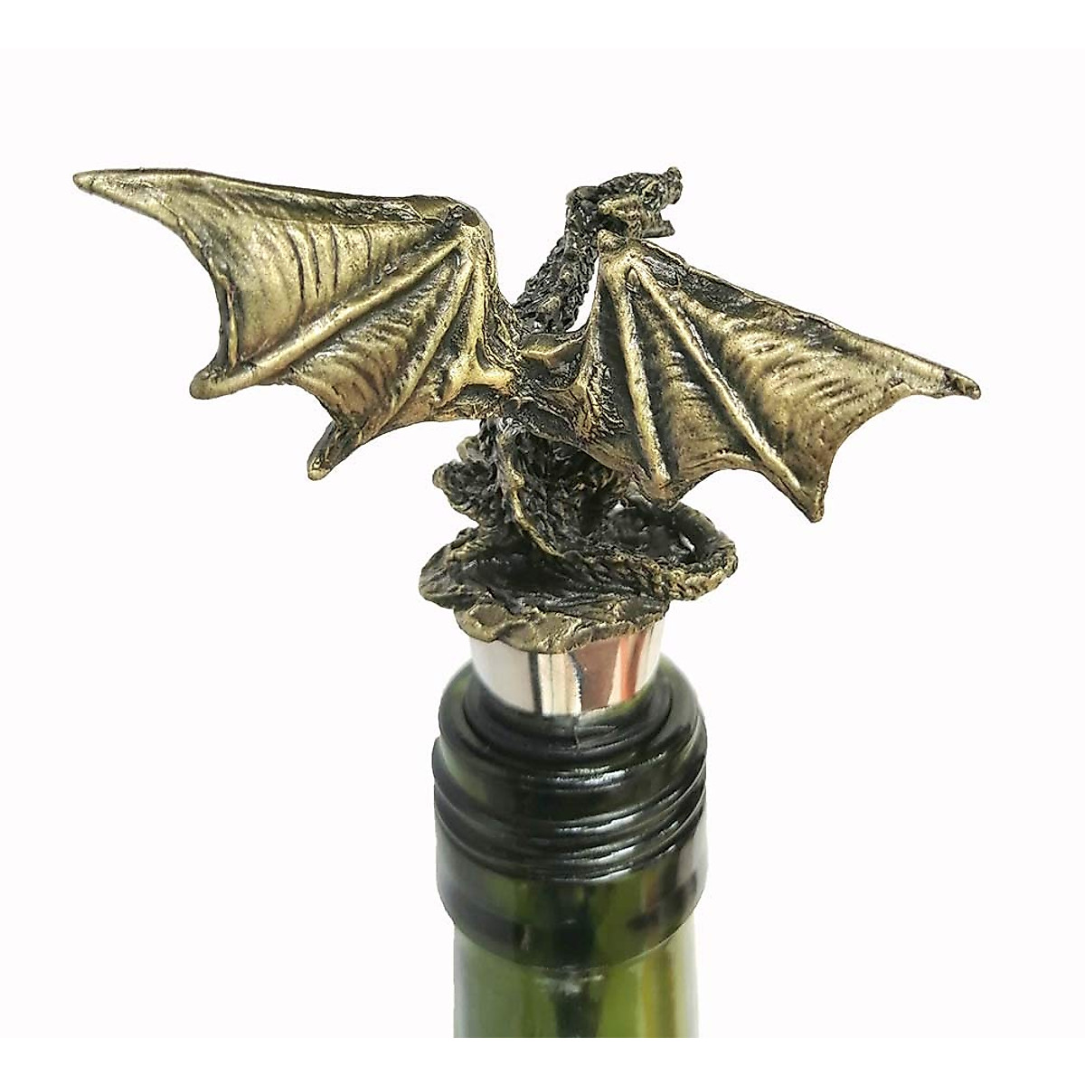 Dragon Decorative Bottle Stopper for Wine, Unique Dragon Gift with Gothic Design for Dragon Lover