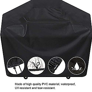 Worii Grill Cover, Large Waterproof Grill Cover Rainproof Uv Protection Grill Covers Garden Grill Protection(7758Cm)