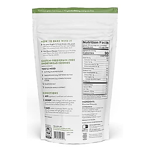 King Arthur, Almond Flour, Certified Gluten-Free, Non-GMO Project Verified, Certified Kosher, Finely Ground, 16 Ounces