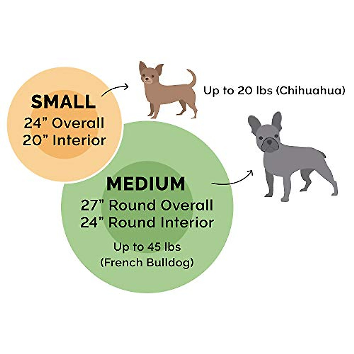 Furhaven 24" Round Calming Donut Dog Bed for Indoor Cats & Small Dogs, Washable, For Dogs Up to 20 lbs - Plush Velvet Waves Hooded Donut Bed - Dark Gray, Small