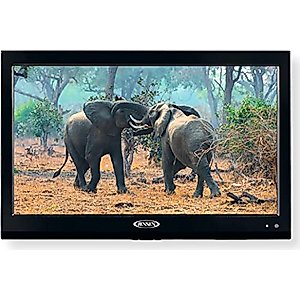Jensen JTV1921DC 19" LED HD TV with Integrated HDTV (ATSC) Tuner, 16:9 LCD Panel, 1366 x 768, 12VDC, 16.7 Million Colors, White LED Illumination, 250 nit Brightness, 9ms Response Time