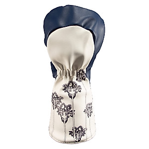 CMC Design Custom Cali Pines Embroidered Golf Driver Head Cover - Glove Soft Lining - Design Elements Include Applique and Embossing - Great Fit on Any Club as Golf Head Covers, Wood Driver Cover