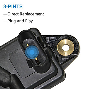 EGR Valve Pressure Feedback Sensor Compatible with Ford Lincoln Mazda Mercury Replaces DPFE15 EPS4 F77Z9J460AB