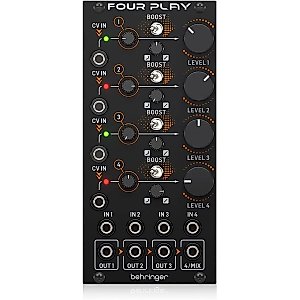 Behringer FOUR PLAY Quad Voltage Controlled Amplifiers and Mixer Module for Eurorack
