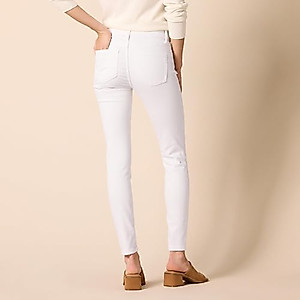 Amazon Essentials Skinny Jeans for Women (Stretchy), White, Size 8