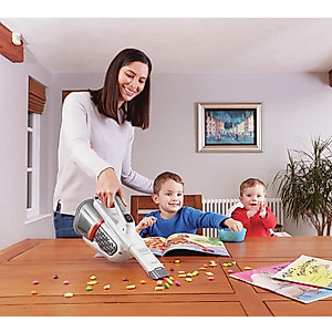 BLACK+DECKER Dustbuster Handheld Vacuum, Cordless, AdvancedClean+, White (HHVK320J10)