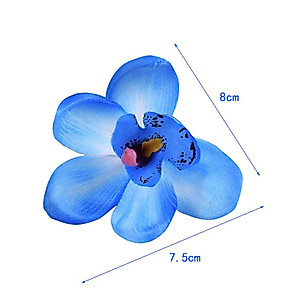 20PCS Flower Hair Clips 3inch Butterfly Orchid Floral Bows Alligator Clips for Women Girls Bridal Wedding Accessory Beach Party Wedding Event Décor…